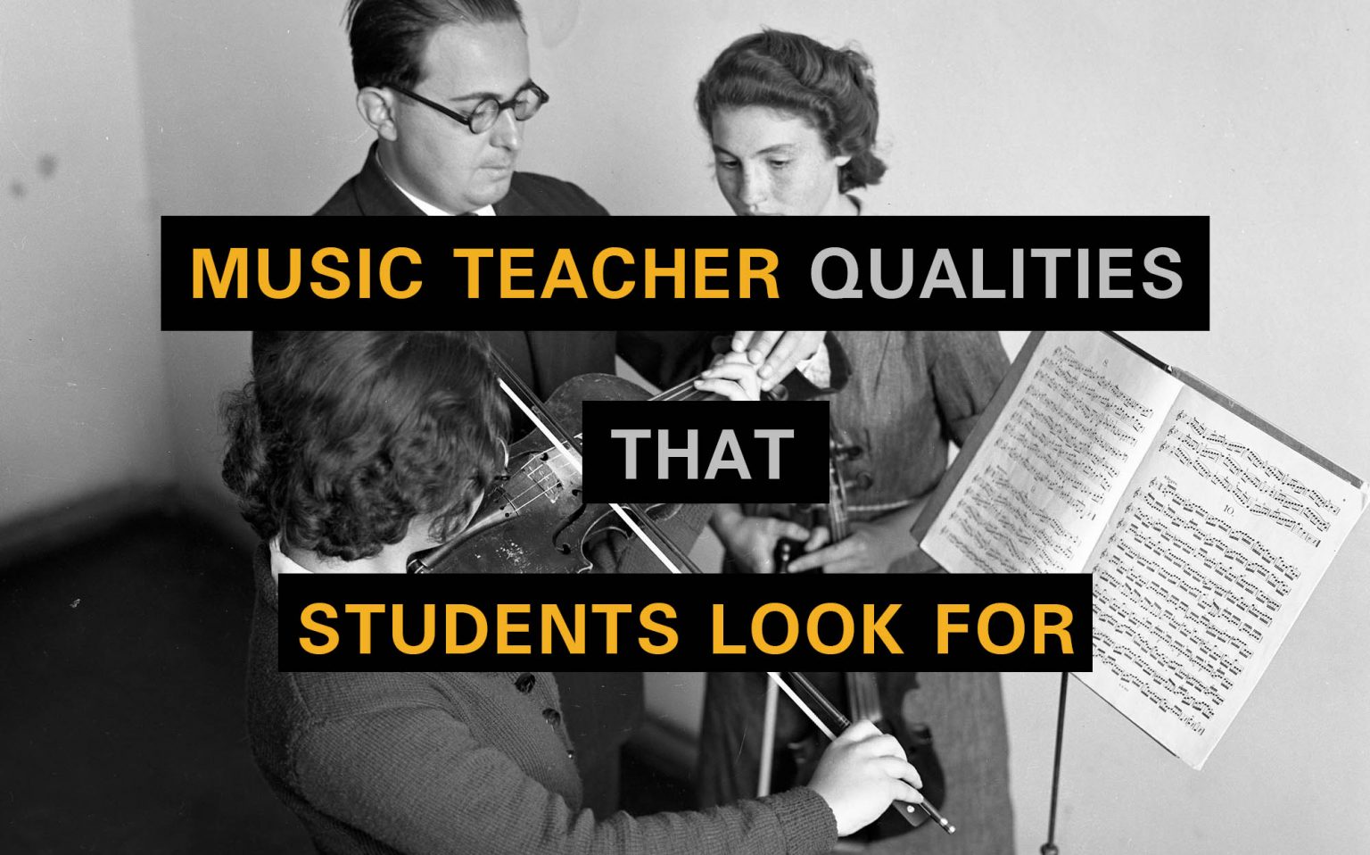 Music Teacher Qualities that Students Look for - Onestop Booking
